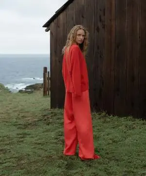 Jenni Kayne Summer Demi Pant - Red