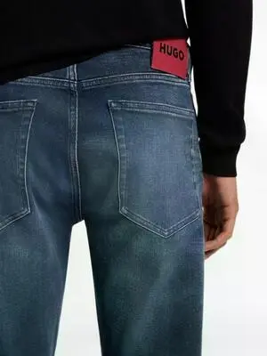 BOSS Logo-patch Jeans - Blue