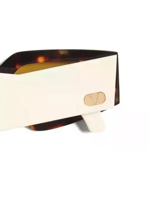 Valentino Garavani Geometric Acetate Sunglasses