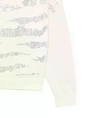 Liu Jo Crystal-embellished Sweatshirt - Neutrals