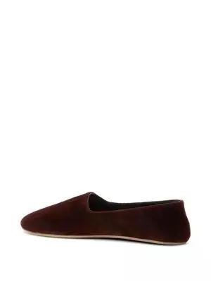 THE ROW Ponti Slippers - Red