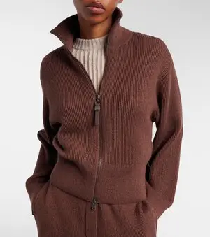 Brunello Cucinelli Monili Cashmere-blend Sweater