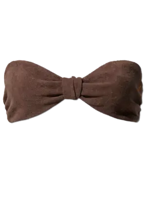 Perfect Moment Cotton Terry Bra - Brown