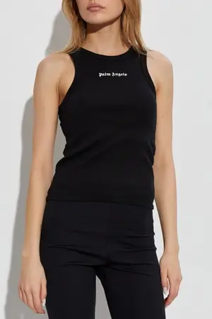 Palm Angels Ribbed Fitted Top