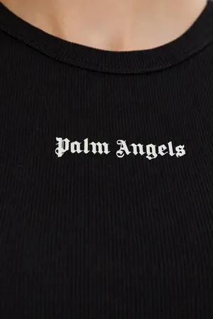 Palm Angels Ribbed Fitted Top