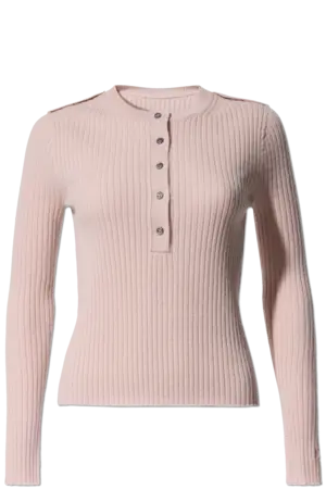 Perfect Moment Henley Top - Pink