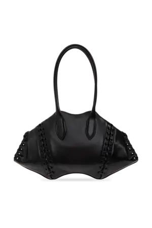 Alexander McQueen Manta Shoulder Bag - Black