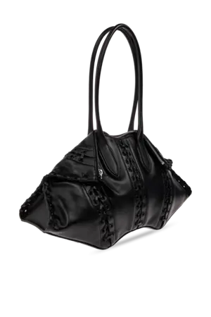 Alexander McQueen Manta Shoulder Bag - Black