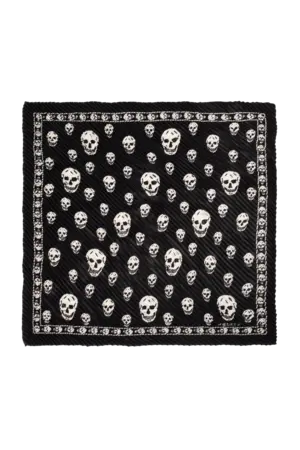 Alexander McQueen Pleated Scarf - Black
