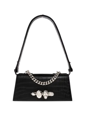 Alexander McQueen Jewelled Mini' Handbag - Black