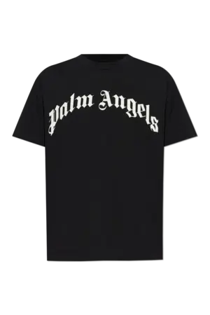 Palm Angels Men's Logo Print T-Shirts