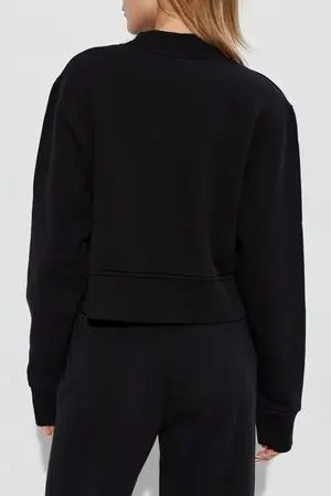 Palm Angels Teddy Bear Motif Sweatshirt - Black
