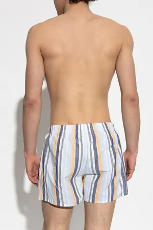 Hanro Boxer Shorts With Stripe Pattern - Multicolour