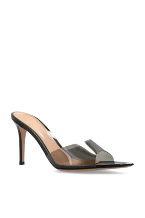 GIANVITO ROSSI Elle 85 Heeled Mules - Black