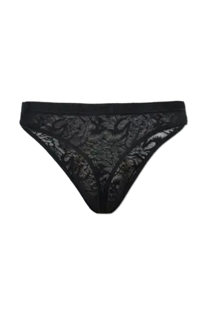 HOM Lace Thongs From The "temptation" Collection - Black