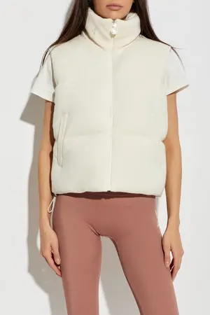Perfect Moment Quilted Down Vest - Cream