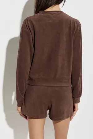 Perfect Moment Cotton Terry Sweatshirt - Brown