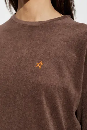 Perfect Moment Cotton Terry Sweatshirt - Brown