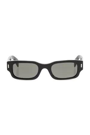 Alexander McQueen Rectangle Sunglasses - Black