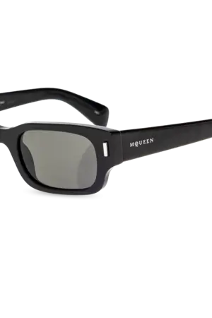 Alexander McQueen Rectangle Sunglasses - Black