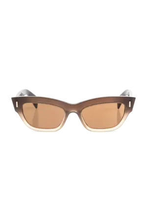 Alexander McQueen Cat Eye Sunglasses - Brown