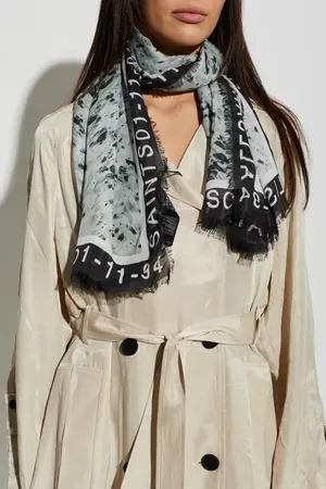 ALLSAINTS Patterned Scarf - Grey