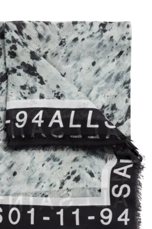 ALLSAINTS Patterned Scarf - Grey