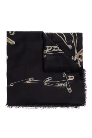 ALLSAINTS Patterned Scarf - Black