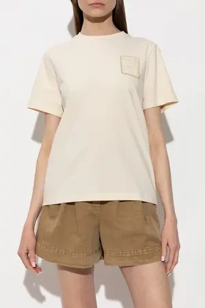 Moncler Day-namic T-shirt - Cream