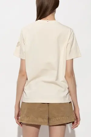 Moncler Day-namic T-shirt - Cream