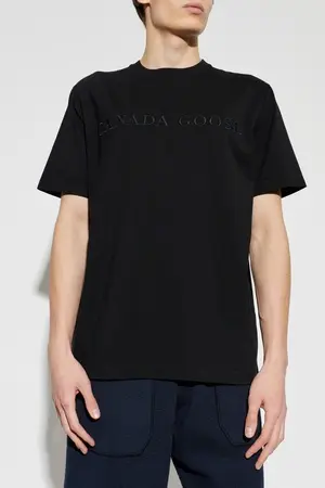 Canada Goose T-shirt With Logo - Black
