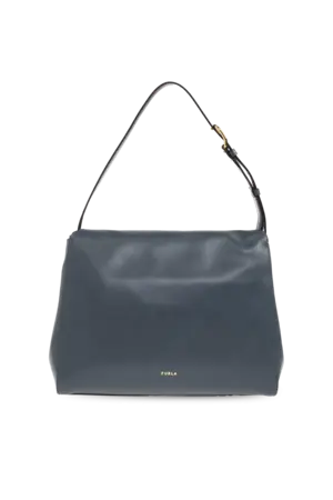 Furla Domus Medium Shoulder Bag - Navy Blue