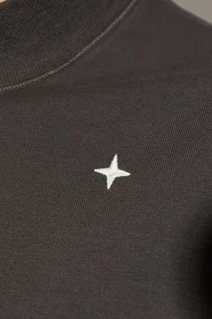 Stone Island Sweatshirt With Embroidered Logo - Grey