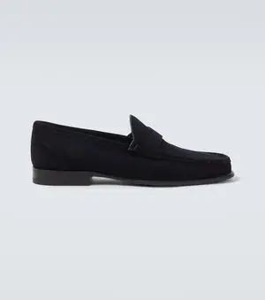 Magnanni Stacked Heel Loafers For Men