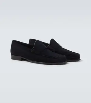 Magnanni Suede Loafers - Blue