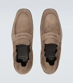 Brioni Suede Loafers - Beige
