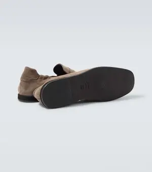 Brioni Suede Loafers - Beige