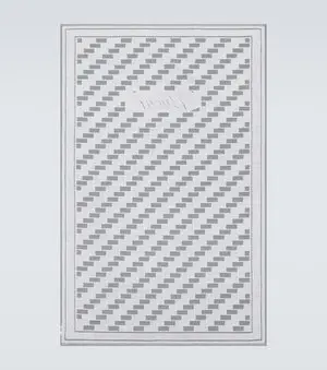 Brioni Logo Cotton Terry Beach Towel