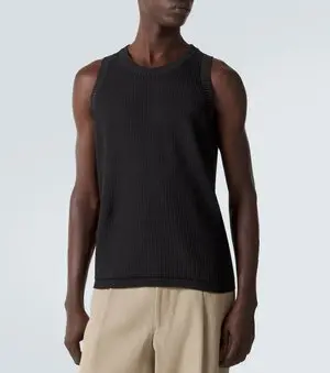 Brioni Ribbed-knit Tank Top