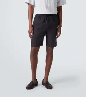 Brioni Linen Bermuda Shorts