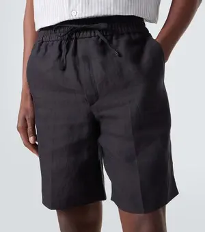 Brioni Linen Bermuda Shorts