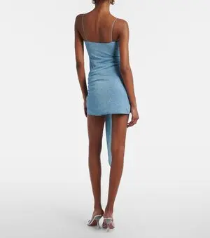 Oseree Lumière Gathered Minidress