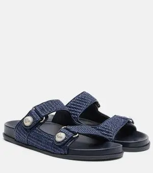 COACH® Quilted Denim Sandals