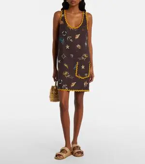 JIMMY CHOO Fayence Woven Sandals - Gold