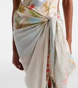 Zimmermann Como Printed Silk Scarf