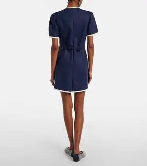 Faithfull The Brand Madeline Linen Mini Dress