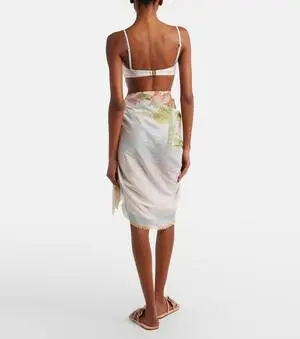 Zimmermann Como Printed Cotton Beach Cover-up