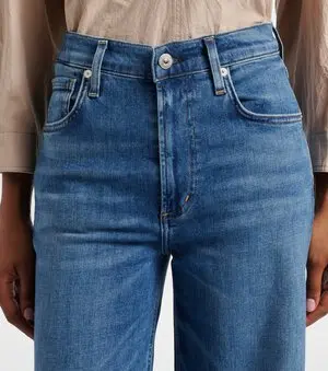 Citizens Of Humanity Lyra Wide-leg Jeans In Soft - Blue