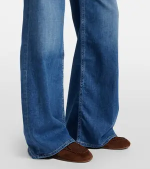 Citizens Of Humanity Lyra Wide-leg Jeans In Soft - Blue