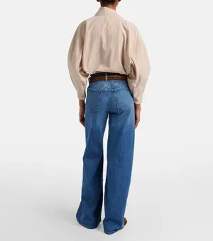 Citizens Of Humanity Lyra Wide-leg Jeans In Soft - Blue